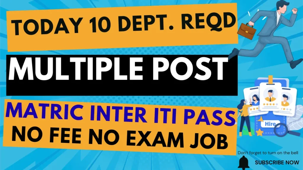10 New Updated Job Of Today | 29 July 10 New Job Vacancy No Fee No Exam ...
