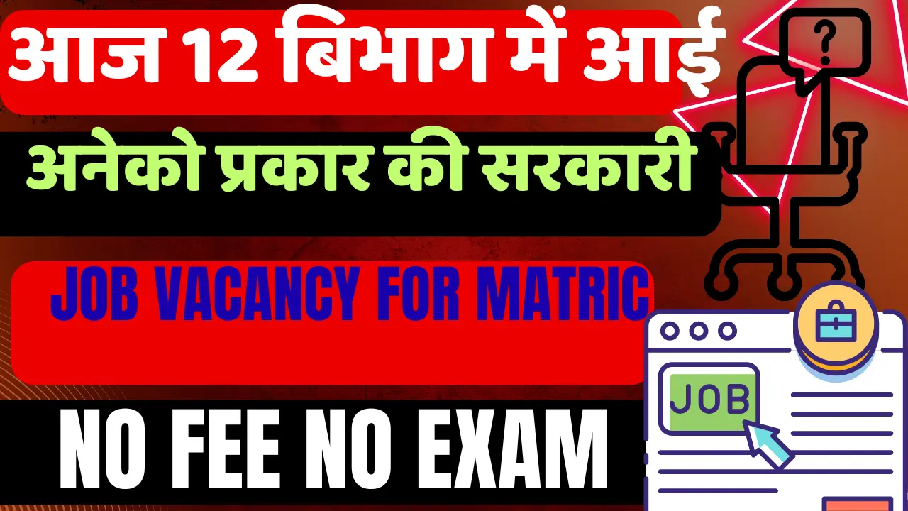 Top 12 New Govt. Job Vacancy & Tech Update of Today | 12 Feb 26 Top 12 ...